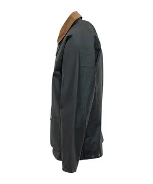 Barbour Collared Button-up Jacket - Black