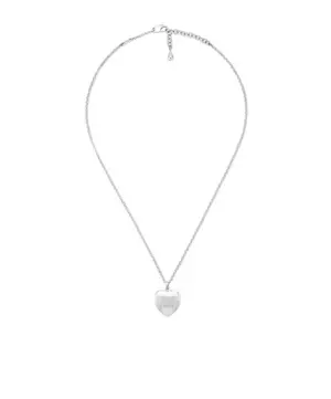 Gucci Blind For Love" Heart Pendant Necklace - Silver