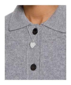 Gucci Blind For Love" Heart Pendant Necklace - Silver