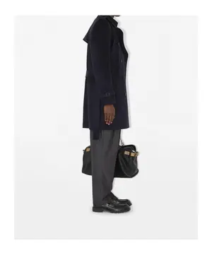 Burberry Double Breasted Belted Mid-length Trench Coat