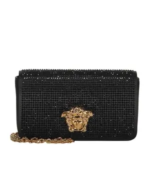 Versace Embellished Chain Strap Mini Bag