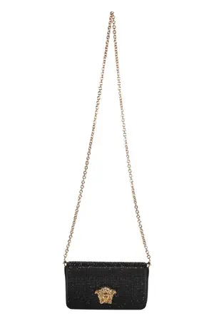 Versace Embellished Chain Strap Mini Bag