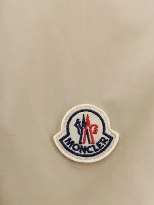 Moncler Sarracenia Zip-up Hooded Jacket - Light Beige