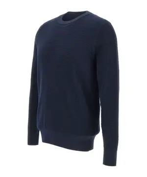 KANGRA Textured Crew Neck Sweater