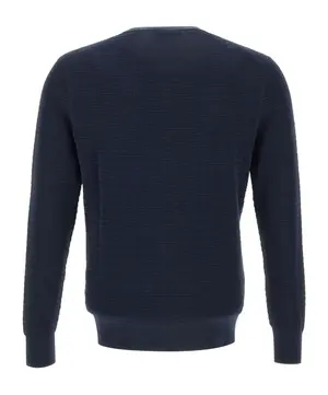 KANGRA Textured Crew Neck Sweater