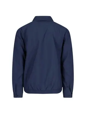 Polo Ralph Lauren Logo Embroidered Zip Up Jacket - Black
