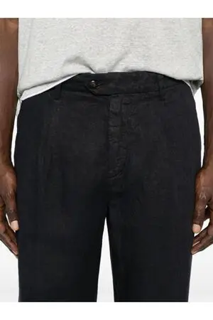 Eleventy Loose Fit Linen Trousers