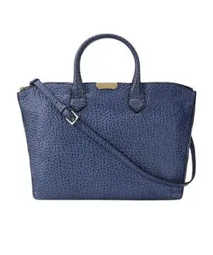 Burberry Zippered Top Handle Handheld Bag