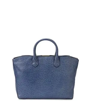 Burberry Zippered Top Handle Handheld Bag