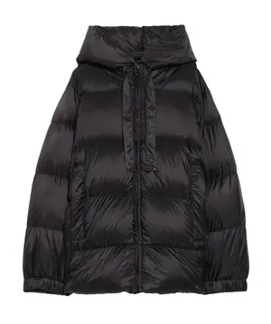 Max Mara Seia Zip-up Hooded Jacket - Black