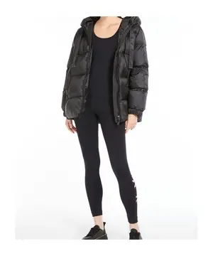 Max Mara Seia Zip-up Hooded Jacket - Black