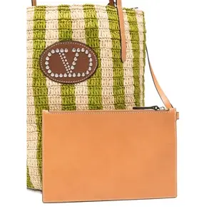 Valentino Garavani Vlogo Signature Shopping Bag - Nude