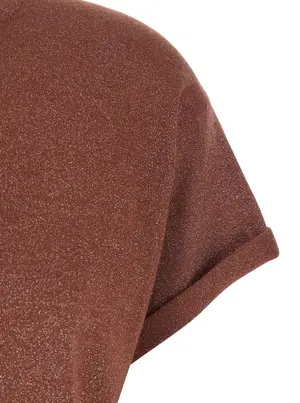 Brunello Cucinelli Short Sleeve Crewneck T-shirt - Firebrick