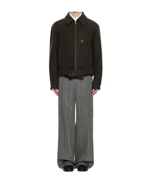 WOOYOUNGMI Belted Zip-up Jacket
