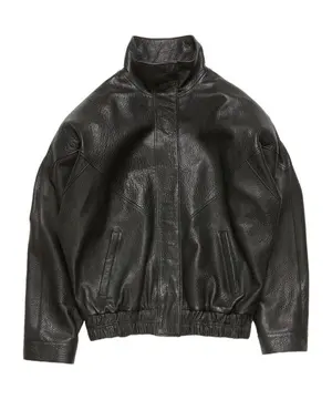 Acne Studios Leather Logo Jacket