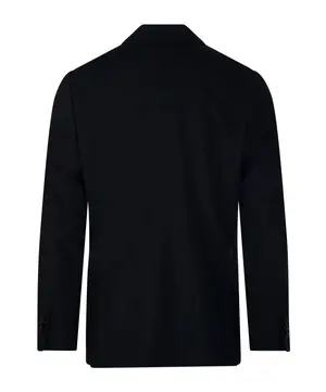 LARDINI Single-breasted Blazer - Black