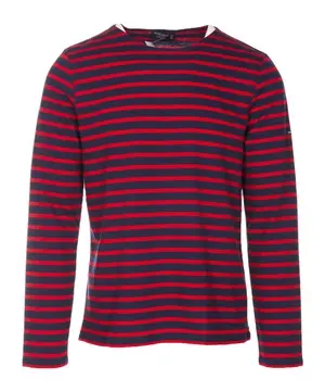 Saint James Striped Graphic T-shirt