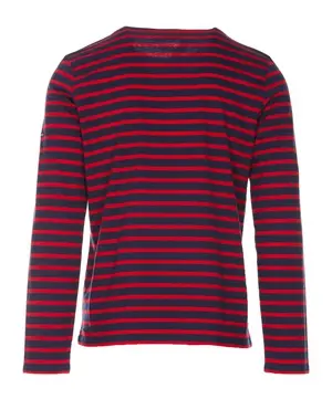 Saint James Striped Graphic T-shirt