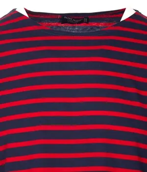 Saint James Striped Graphic T-shirt