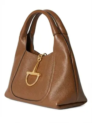 Gucci Softbit Maxi Shoulder Bag With Horsebit Detail - Brown