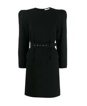 Givenchy Structured Belted Mini Dress
