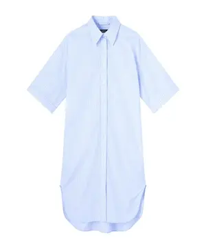 A.p.c. Chiara Striped Shirt Dress