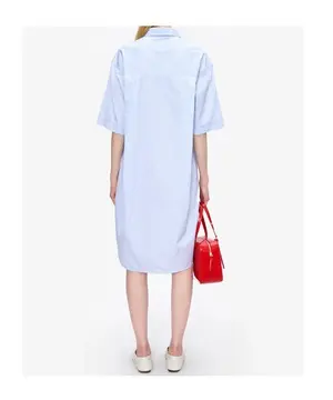 A.p.c. Chiara Striped Shirt Dress