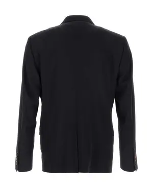 Dolce & Gabbana Dolce Gabbana Double-breasted Tailored Blazer - Black