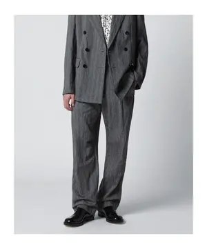 Dries Van Noten Straight Leg Trousers - Black