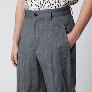 Dries Van Noten Straight Leg Trousers - Black