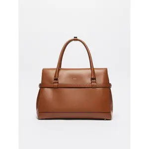Max Mara Natural Leather Handbag - Brown