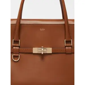 Max Mara Natural Leather Handbag - Brown