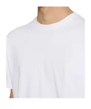 Gucci Logo Embroidered Crewneck T-shirt - White