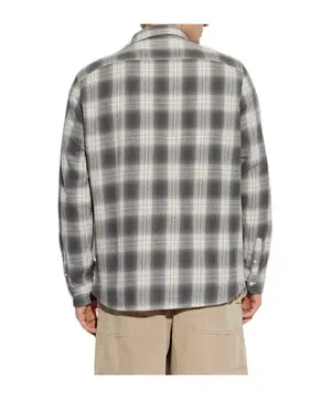 ALLSAINTS Kelby Checked Shirt - Gray
