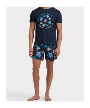 Vilebrequin Turtle-print Drawstring Swim Shorts