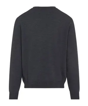 Etro Pegasus Embroidered Crew-neck Sweater - Black