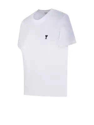 AMI Paris De Coeur Crewneck T-shirt - White