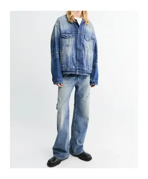 Acne Studios 2021 Regular Fit Jeans - Mid Blue