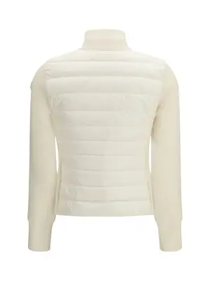 Moncler High-neck Padded Jacket - White