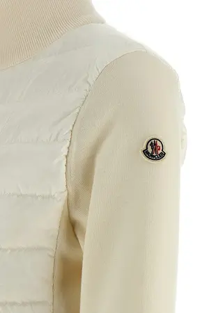 Moncler High-neck Padded Jacket - White