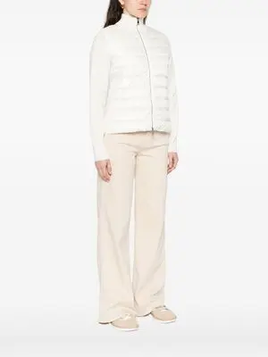 Moncler High-neck Padded Jacket - White
