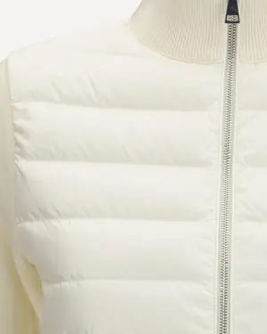 Moncler High-neck Padded Jacket - White