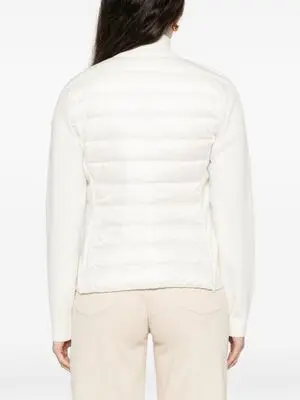 Moncler High-neck Padded Jacket - White