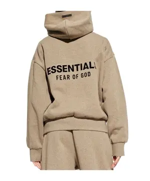 Fear Of God Logo Printed Hoodie