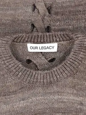 Our Legacy Textured Silk Knitted Sweater - No