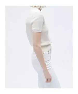 RAG  BONE Rag & Bone Short-sleeved Crew Neck Sweater