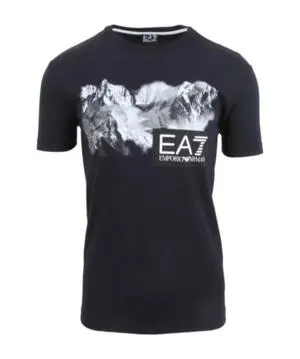 EA7 Round-necked T-shirt