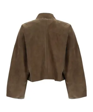 Filippa K Oversized Zip-up Jacket - Brown