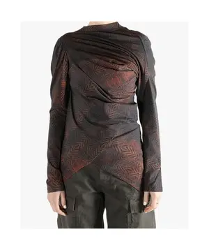 KIKO KOSTADINOV Simpson Draped Long-sleeve Top