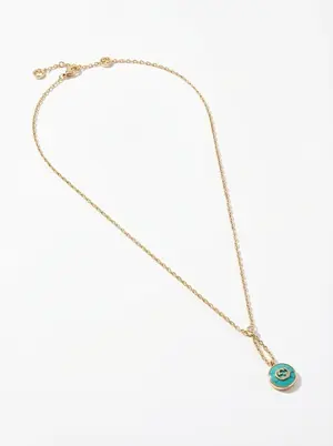 Gucci Interlocking G Pendant Necklace - Yellow